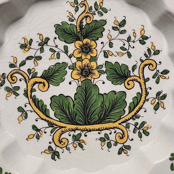 Bassano | Art | Vintage Hand Painted Majolica Plate By Bassano Made In ...